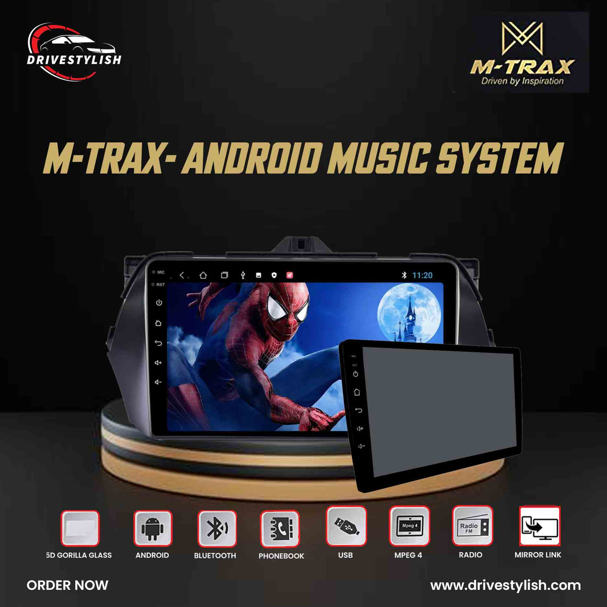M-TRAX - Android Music System – autoclint