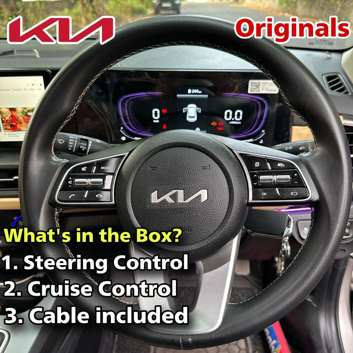 Kia Seltos Convenience Combo: Steering Audio Control & Cruise Control ...