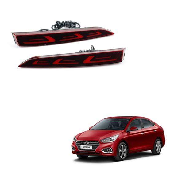 Rear Bumper Reflector LED Lights for Hyundai Verna (2017) – autoclint