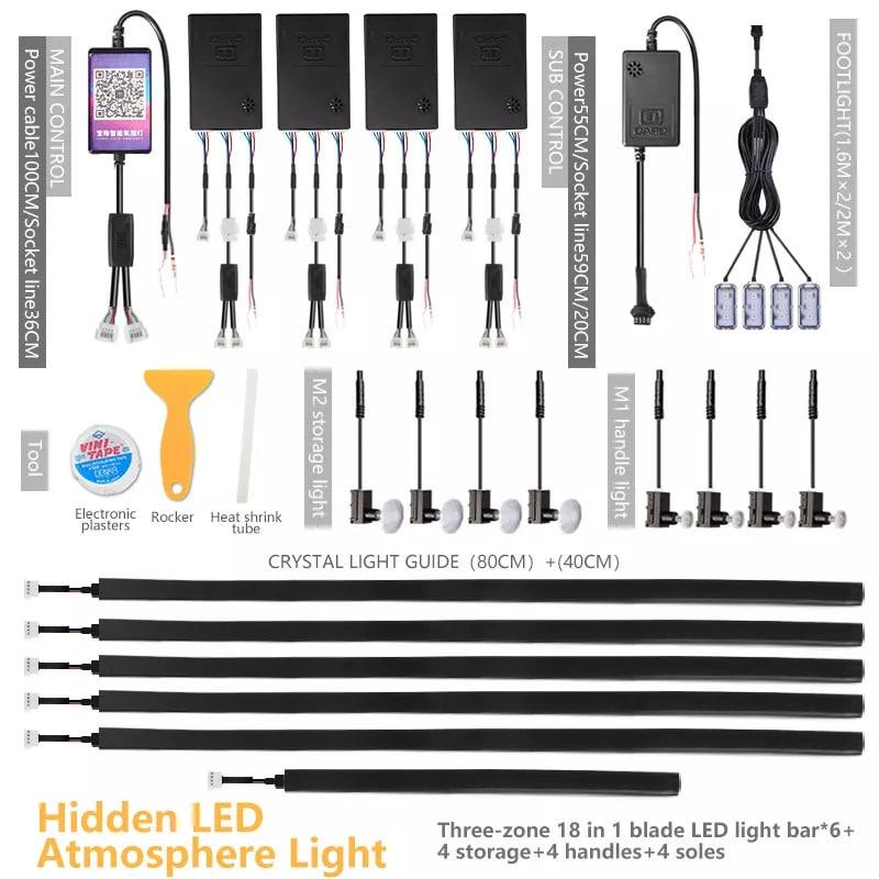 CARDI K4 Ambient Lights - Kit of 18 Pieces – autoclint